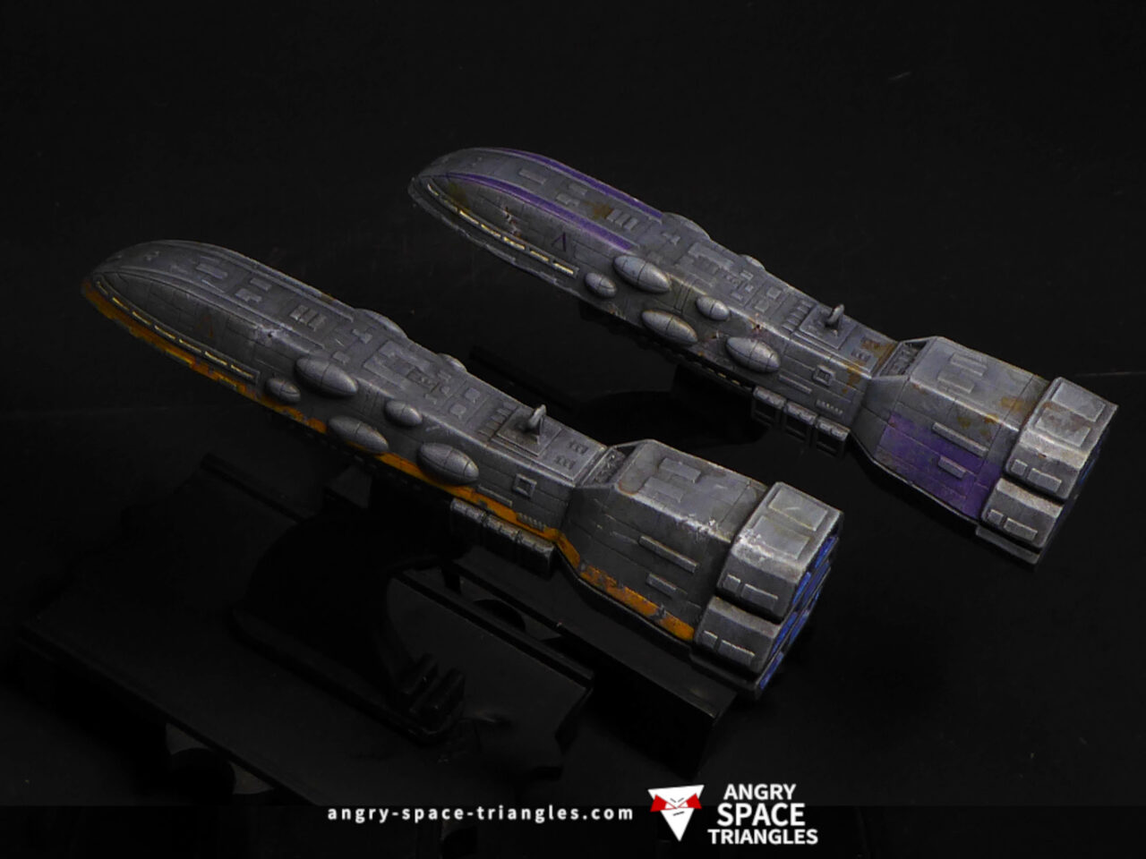 Painted Dreadnought-class Heavy Cruiser Commission for Star Wars Armada