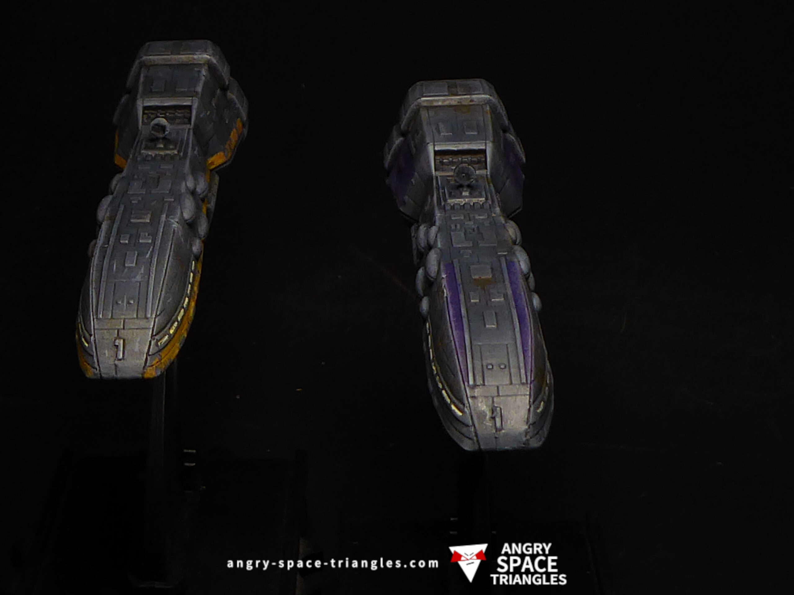 Painted Dreadnought-class Heavy Cruiser Commission for Star Wars Armada