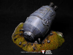 Painted Crashed Escape Pod for Star Wars Legion