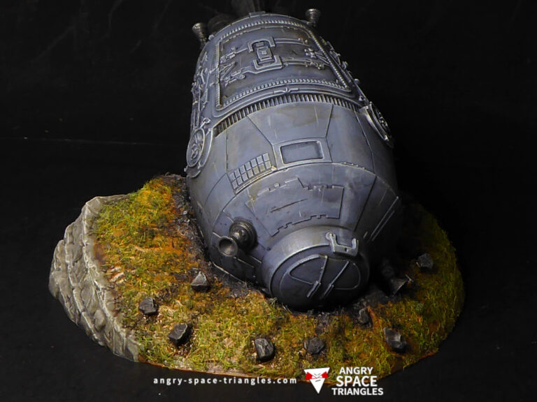 Painted Crashed Escape Pod for Star Wars Legion