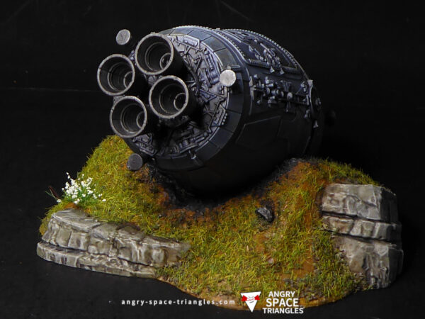 Painted Crashed Escape Pod for Star Wars Legion