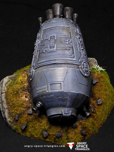 Painted Crashed Escape Pod for Star Wars Legion