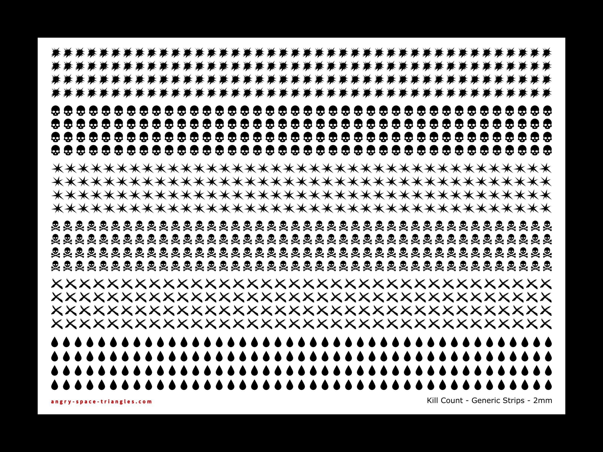 Kill Count and Tallies Decals