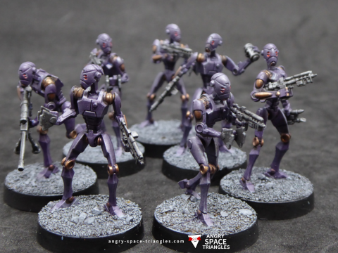 Painted BX Commando Droids for Star Wars Legion