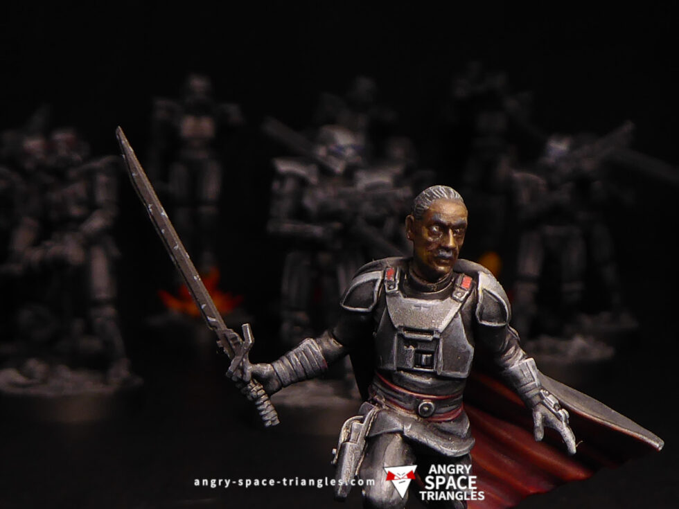 Star Wars Legion painting Commission - Dark Troopers and Moff Gideon