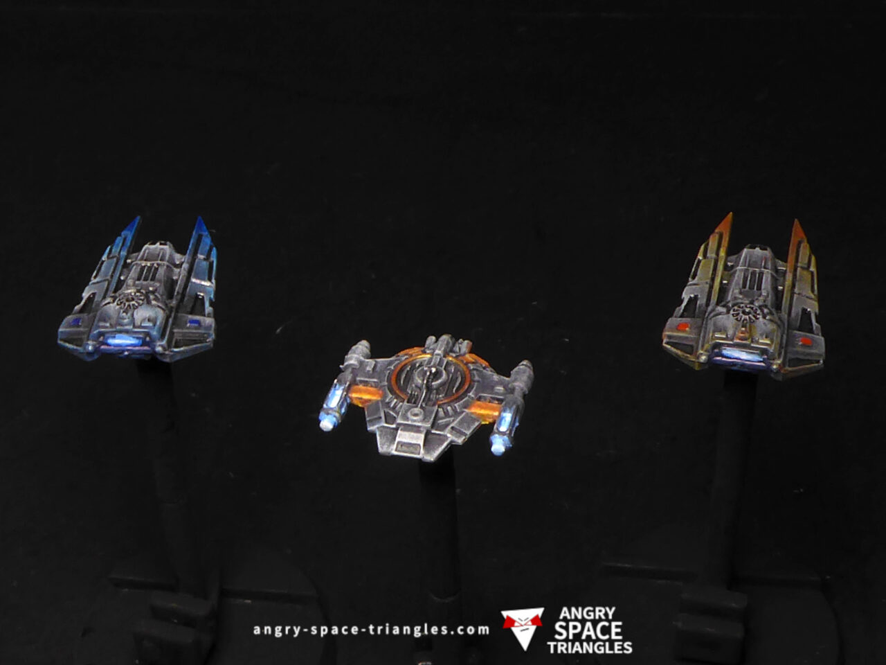 Painted Fighter Squadron Commission for Star Wars Armada