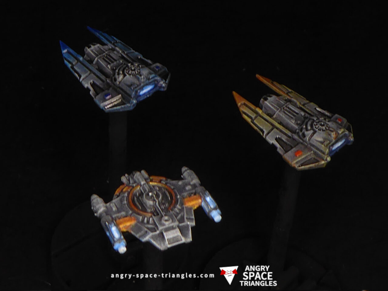 Painted Fighter Squadron Commission for Star Wars Armada