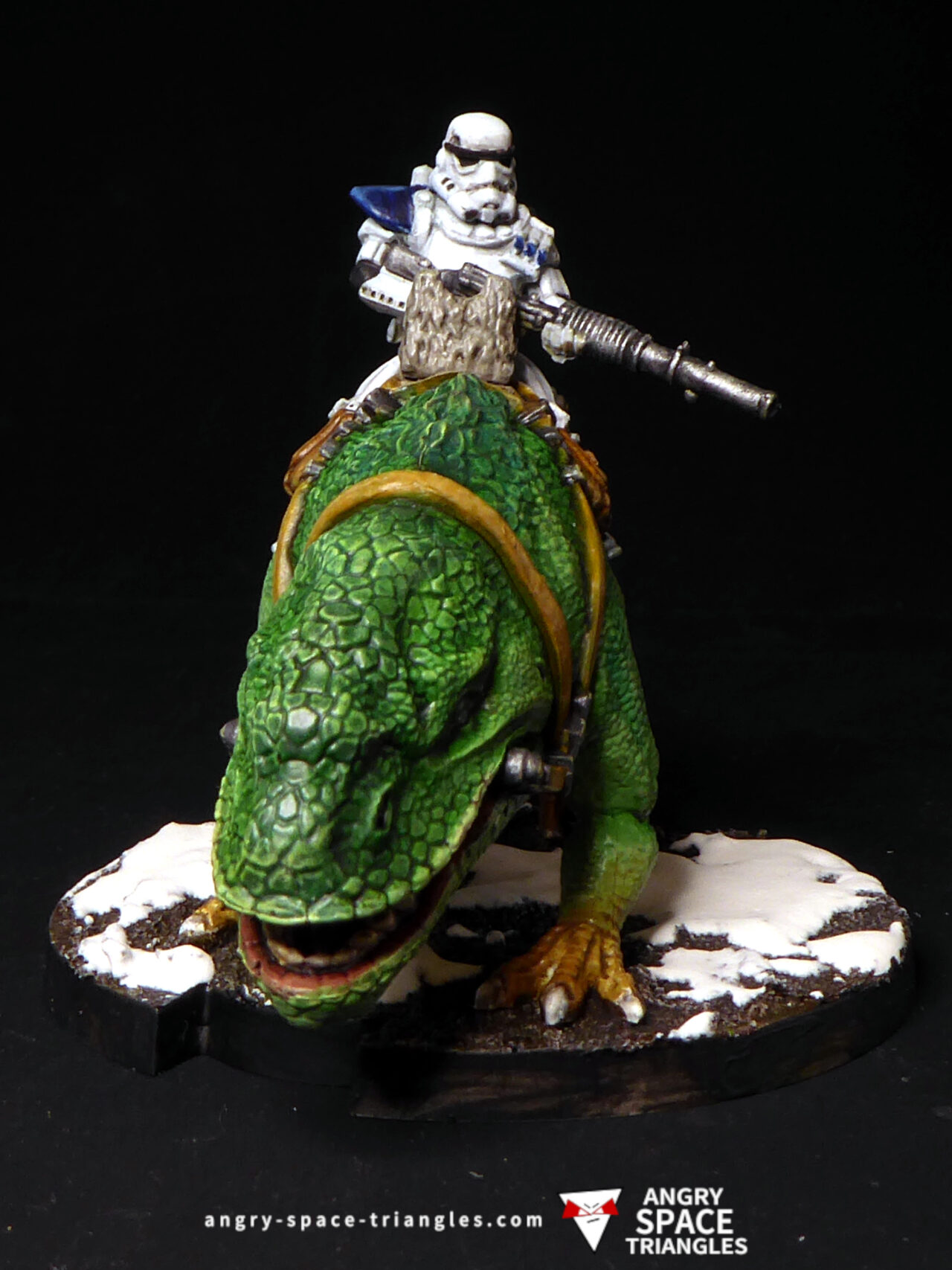 Painted Dewback Rider for Star Wars Legion