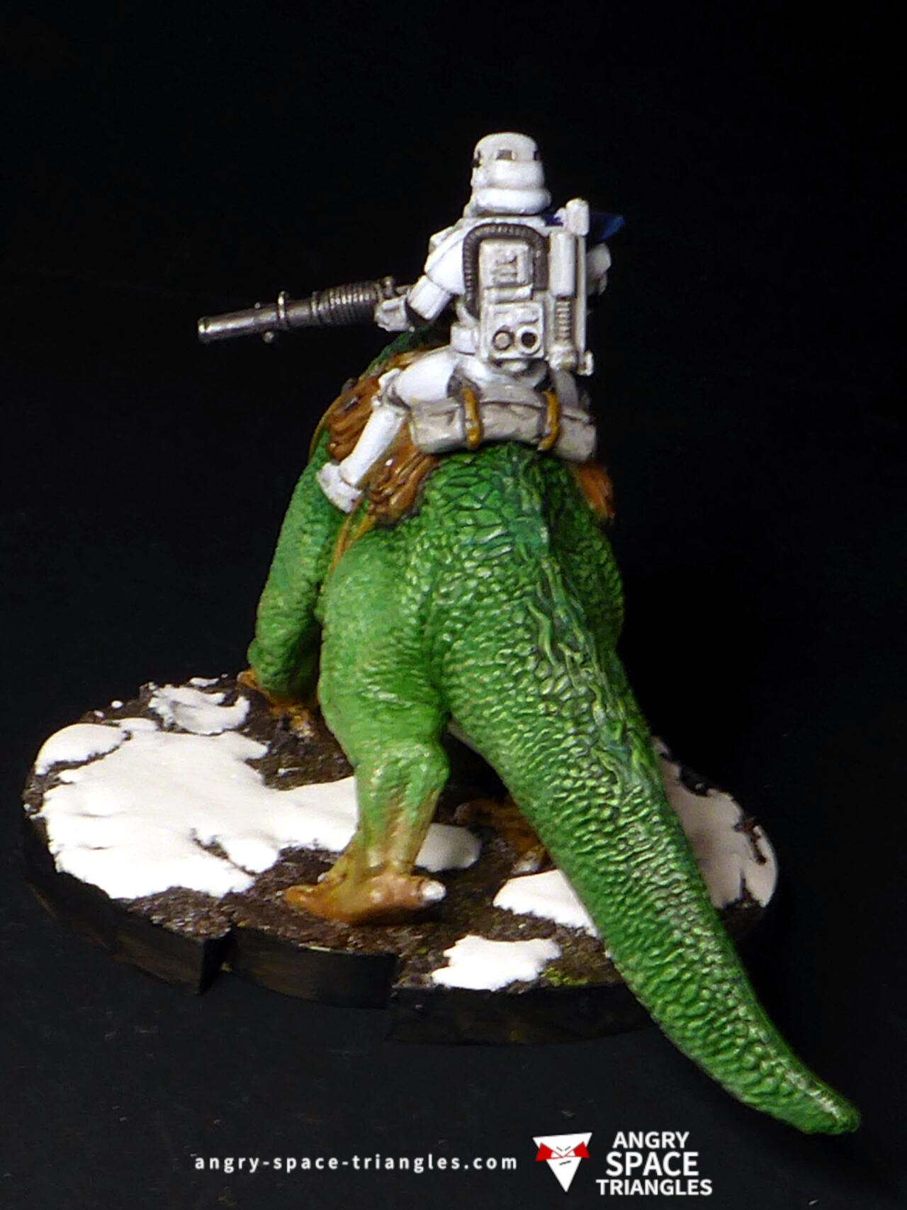 Painted Dewback Rider for Star Wars Legion