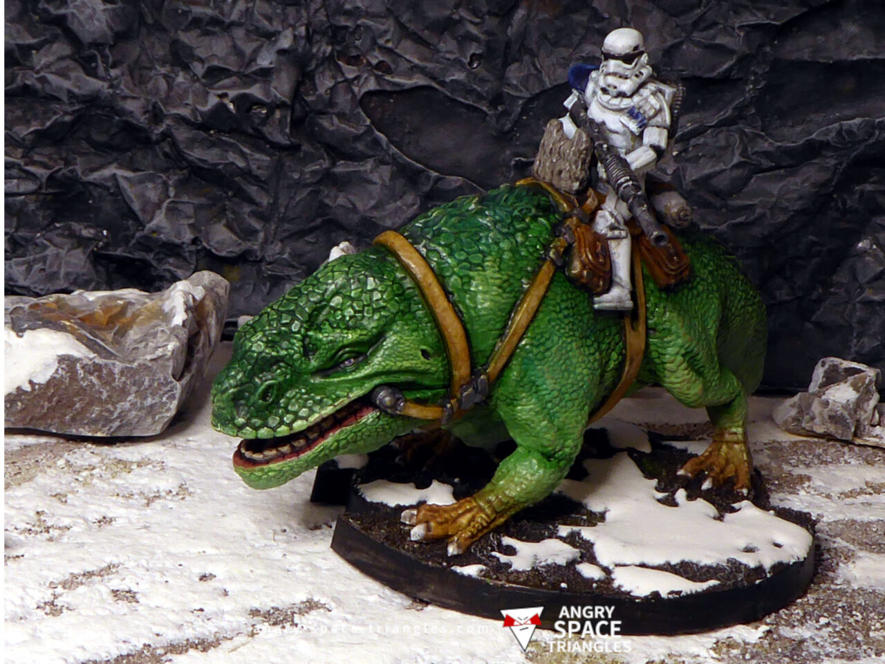 Painted Dewback Rider for Star Wars Legion