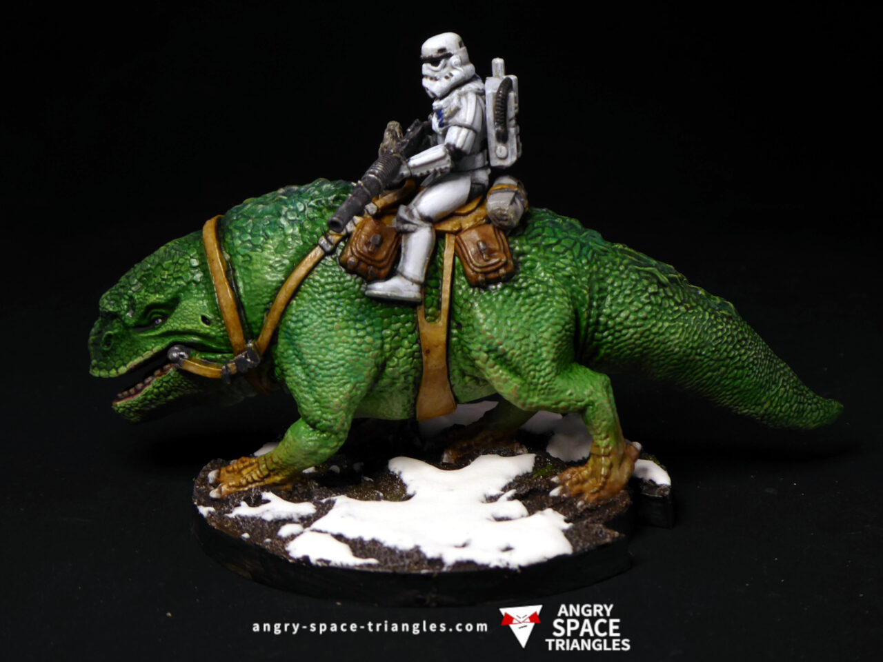 Painted Dewback Rider for Star Wars Legion