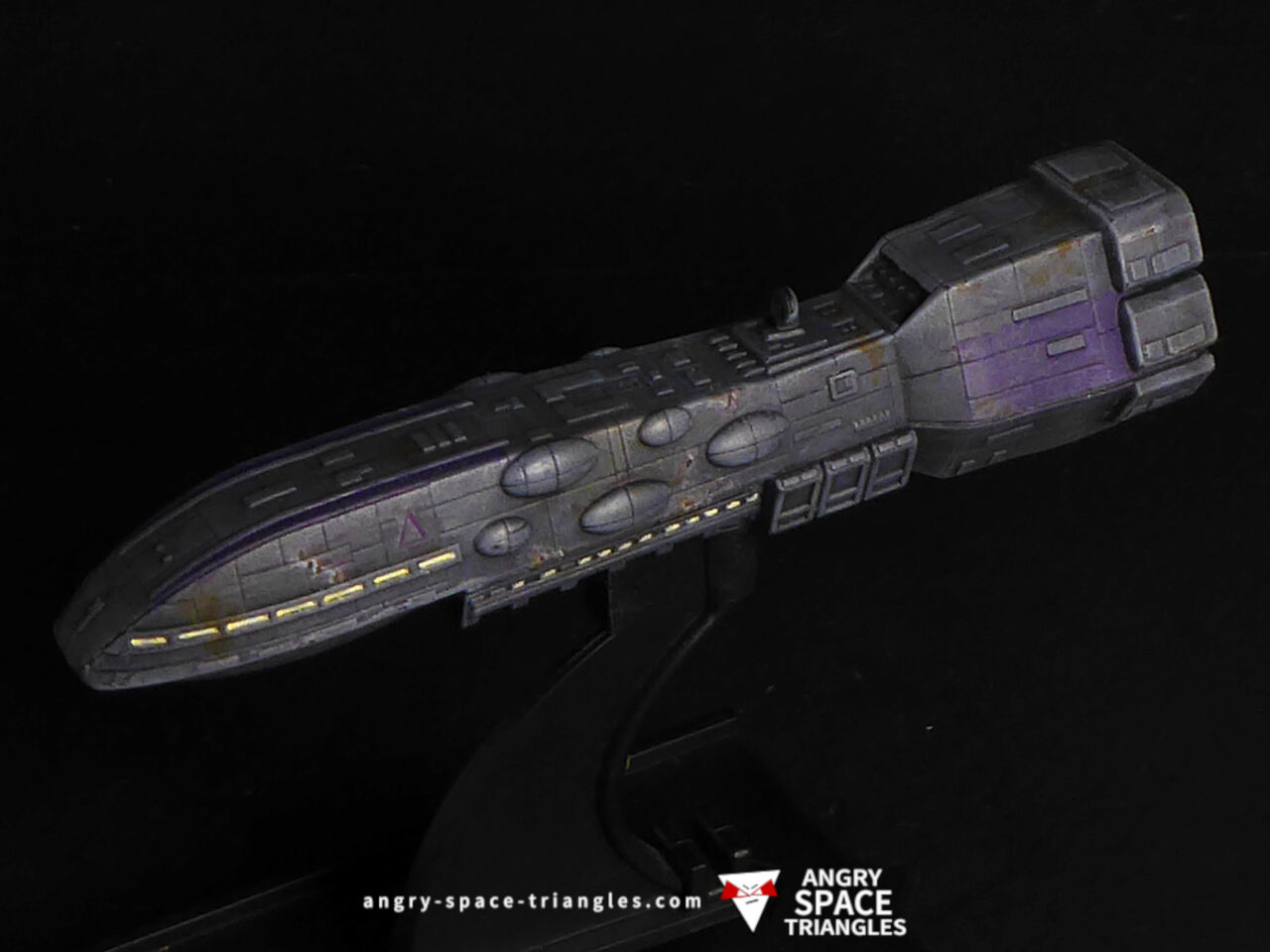 Painted Dreadnought-class Heavy Cruiser Commission for Star Wars Armada
