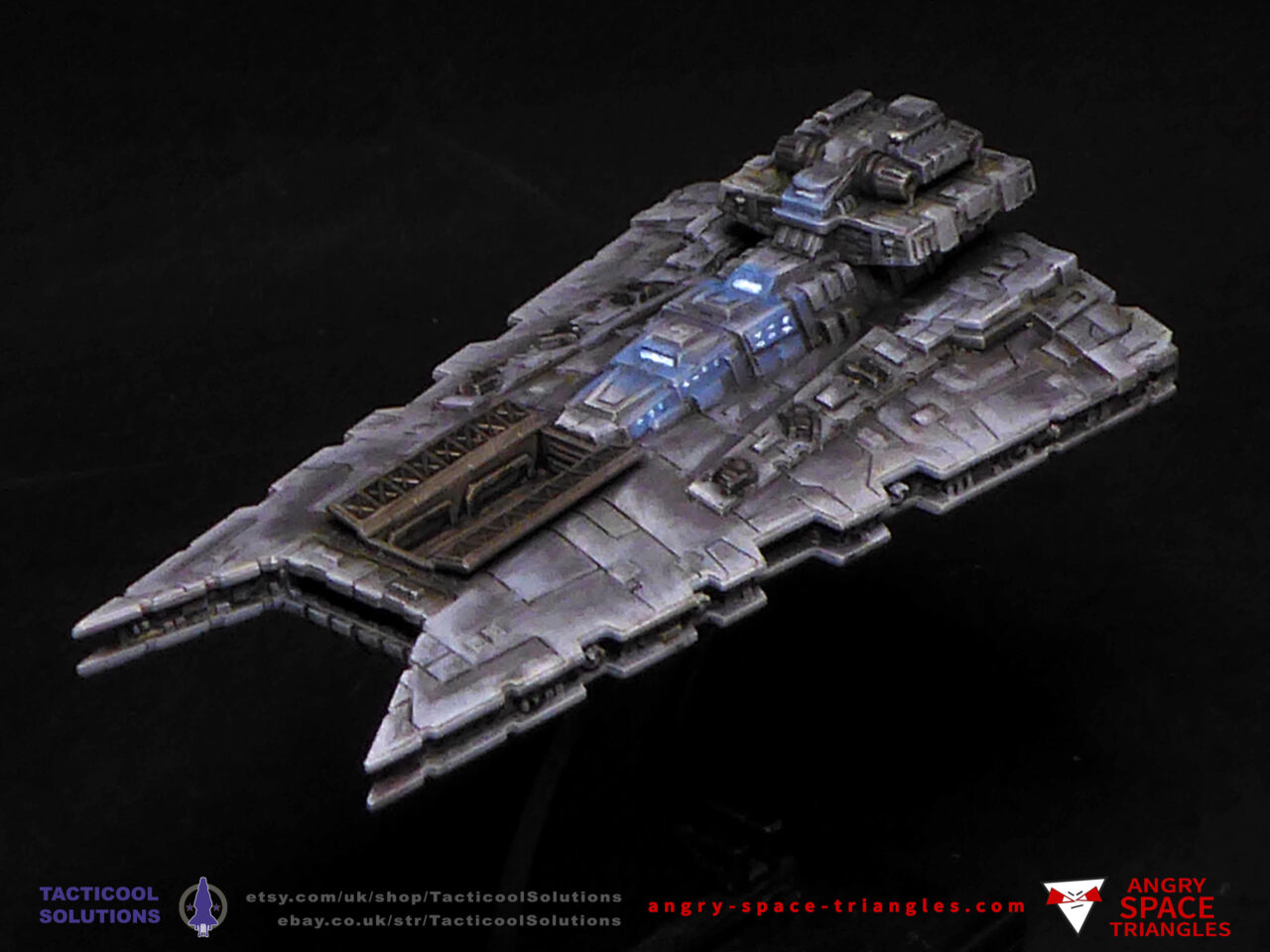 Painted Gladiator Star Destroyers for Stare Wars Armada (3D Printed)