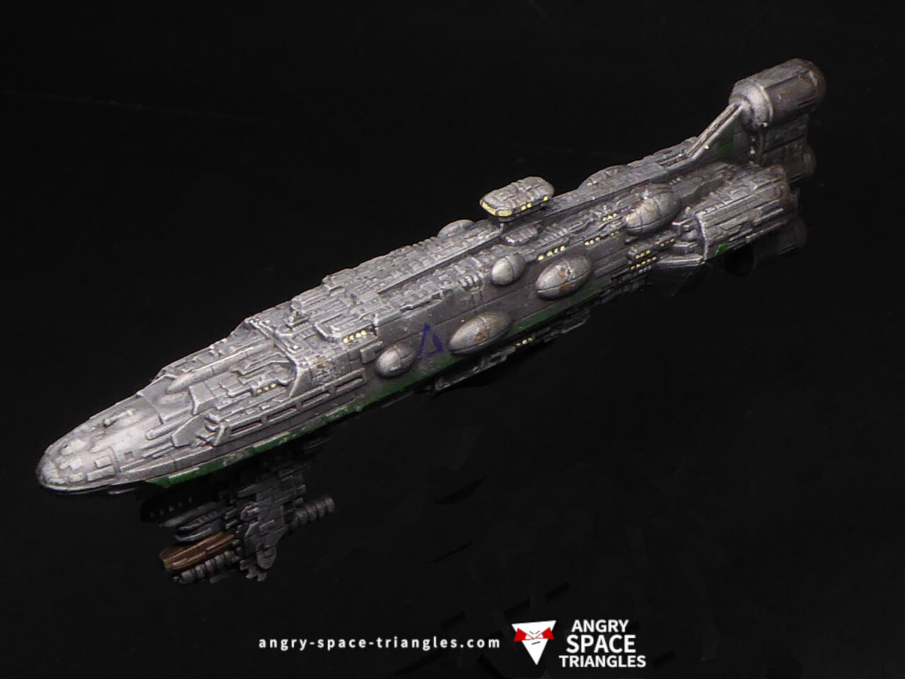 Painted Nebulon Cruiser Commission for Star Wars Armada