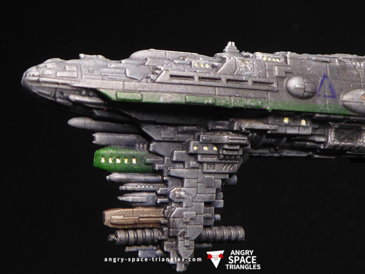 Painted Nebulon Cruiser Commission for Star Wars Armada