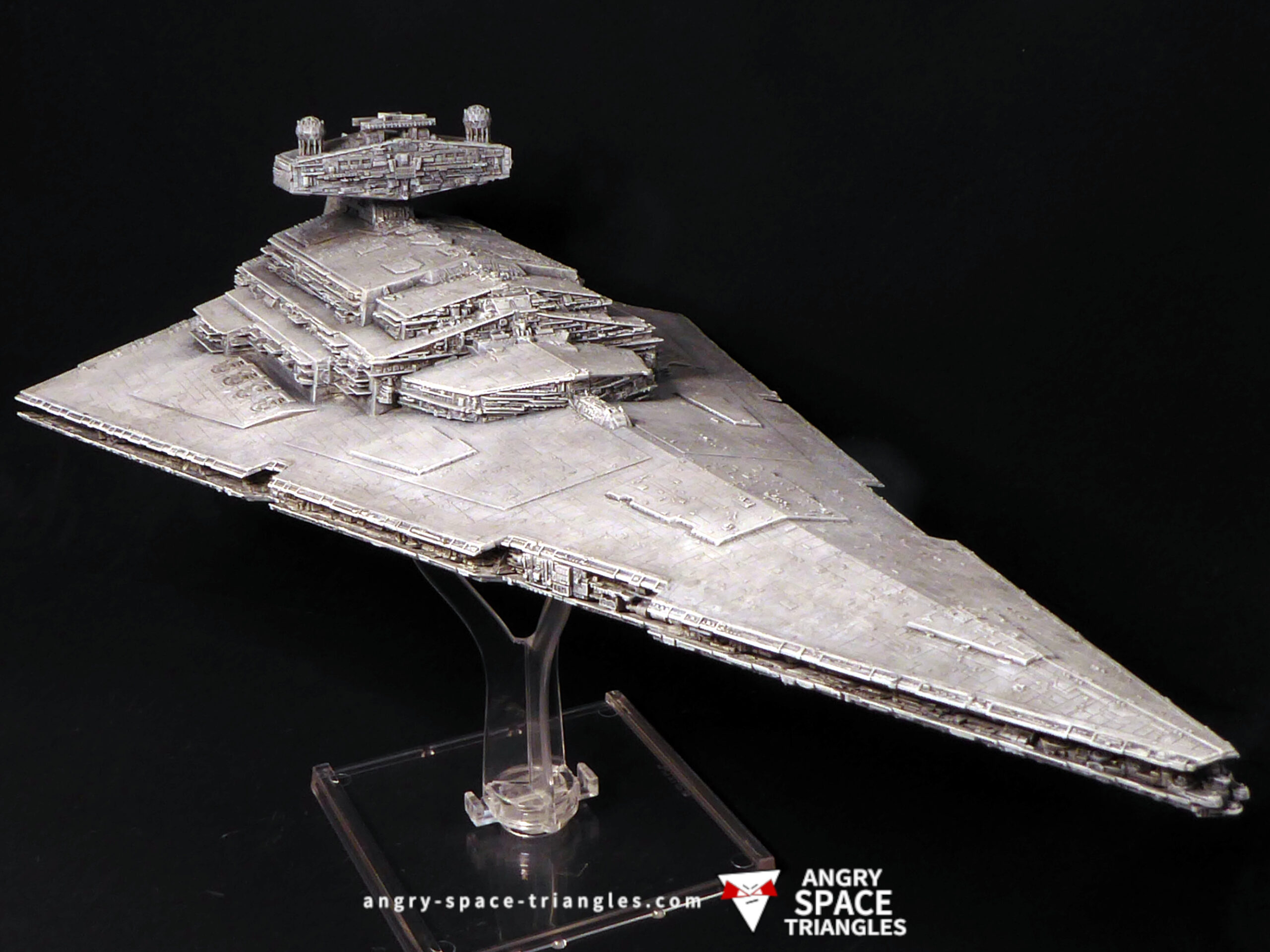 Painted Revell 1/5000 Imperial Star Destroyer Commission