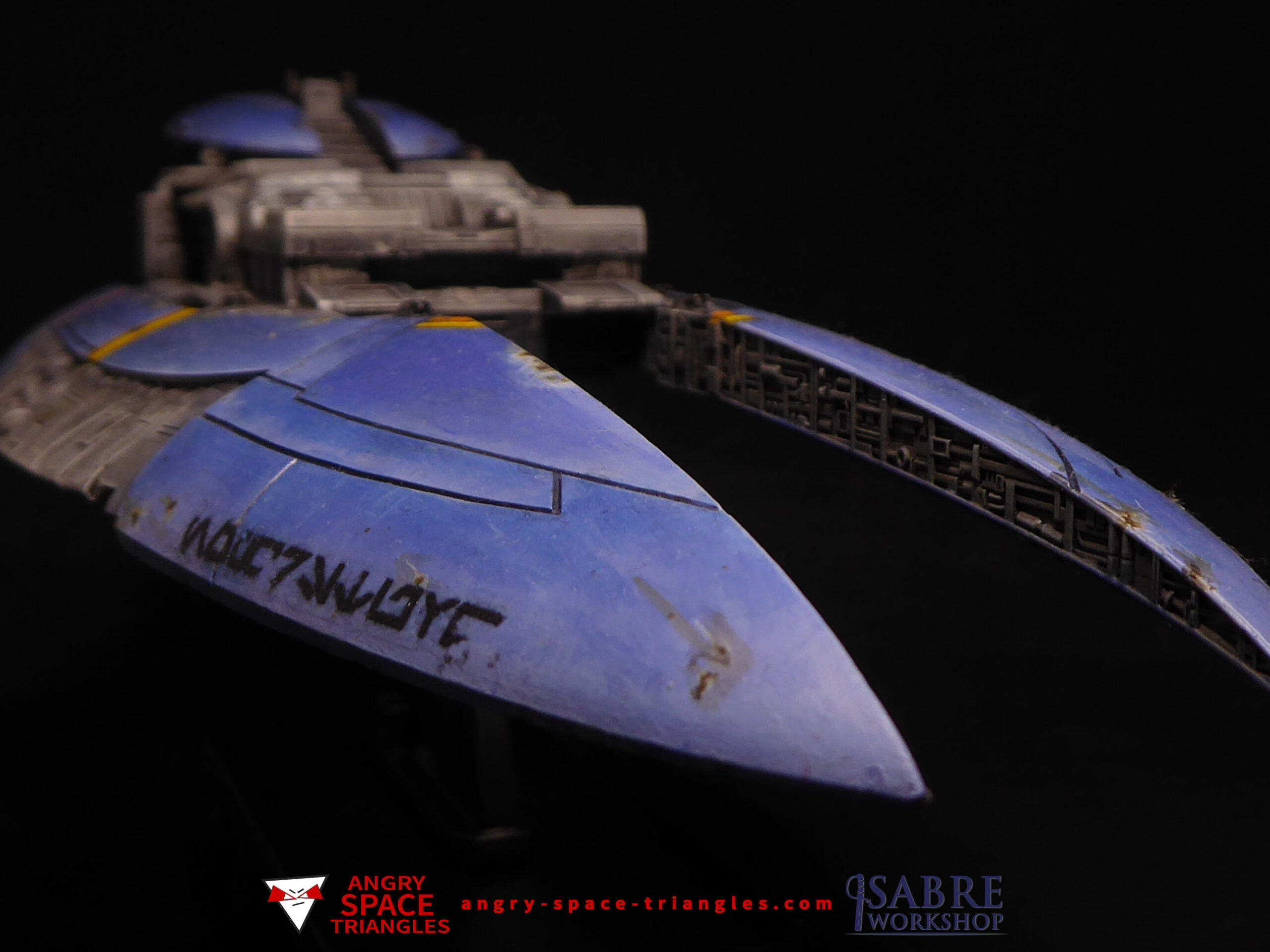 Painted Sabaoth Destroyer for Star Wars Armada