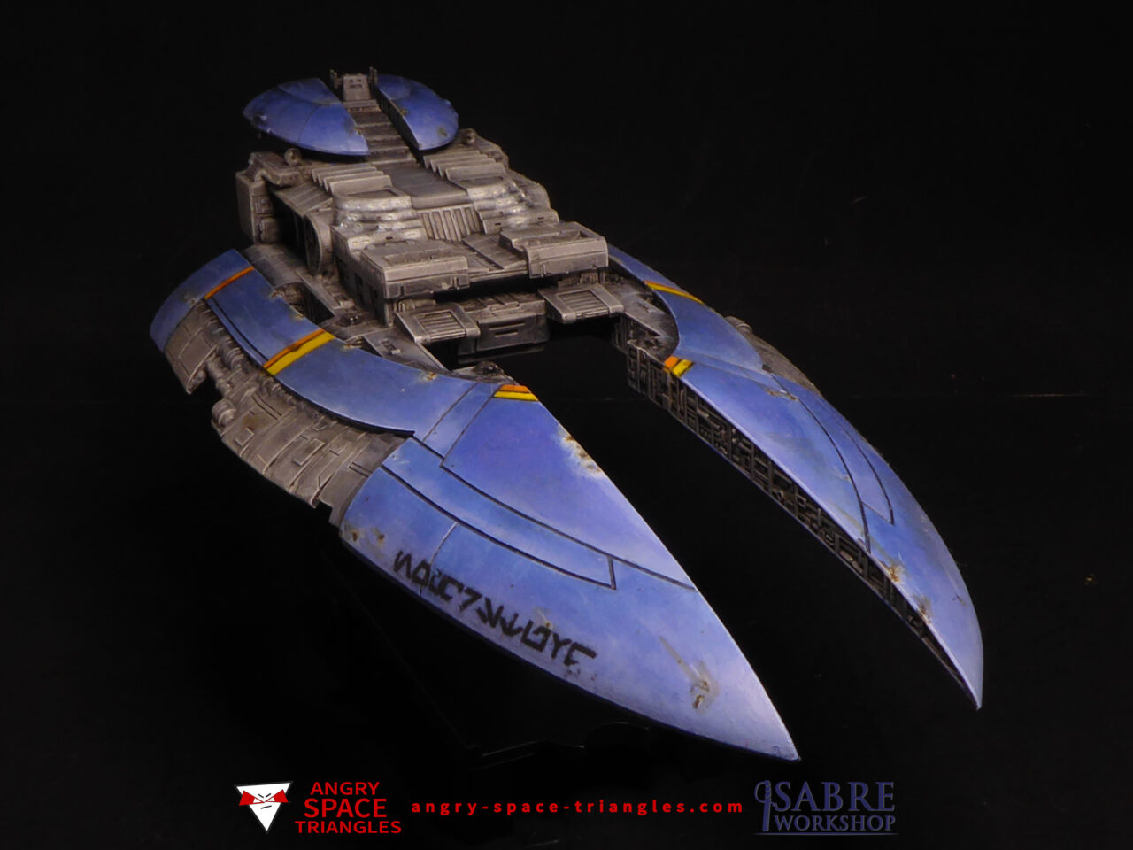 Painted Sabaoth Destroyer for Star Wars Armada