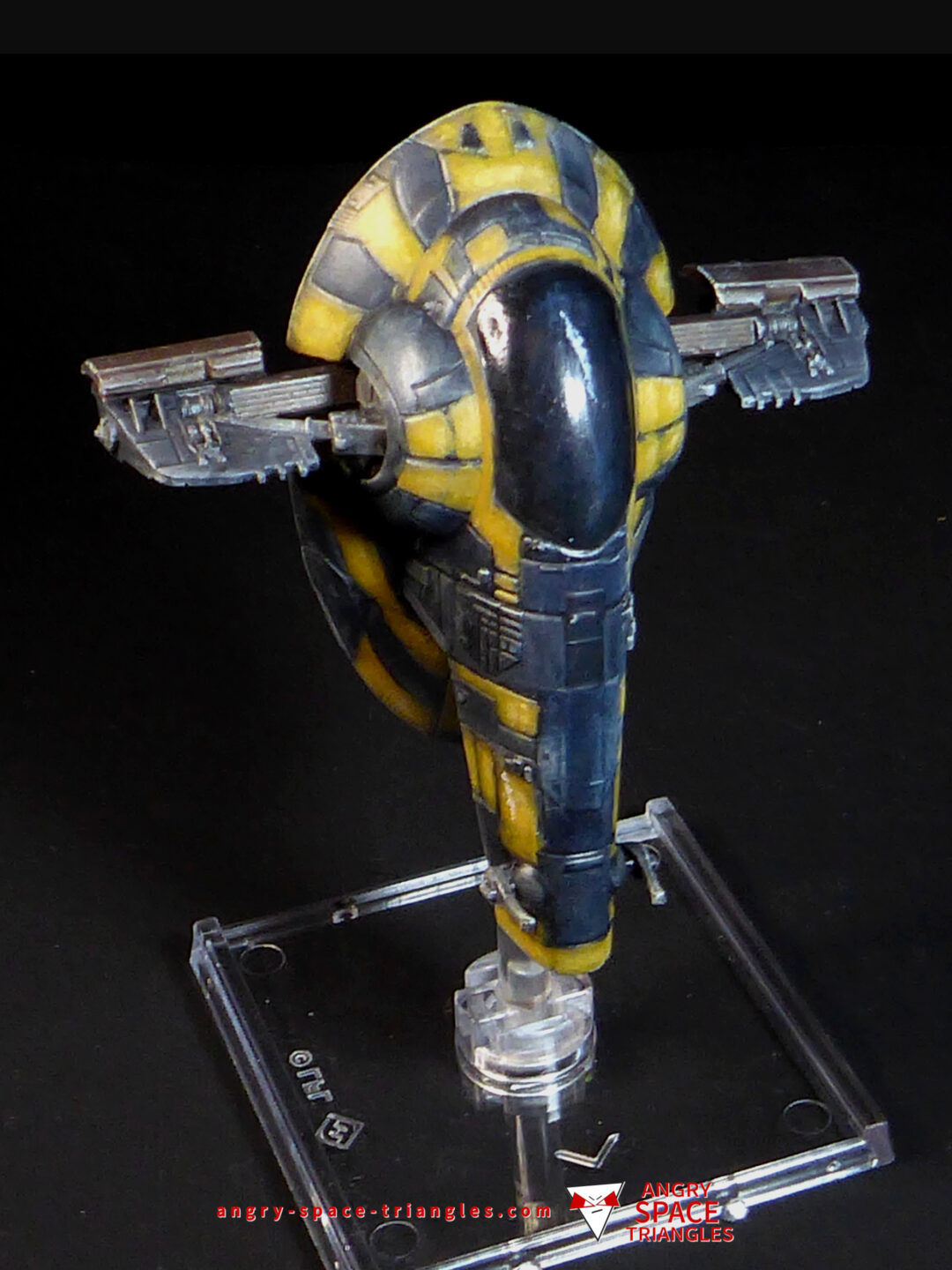 Custom Painted X-wing Ships - VT-49 Decimator and Slave One