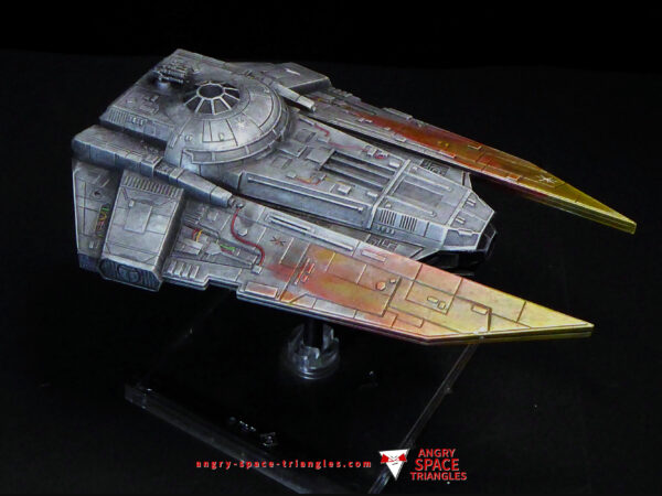 Custom Painted X-wing Ships - VT-49 Decimator and Slave One