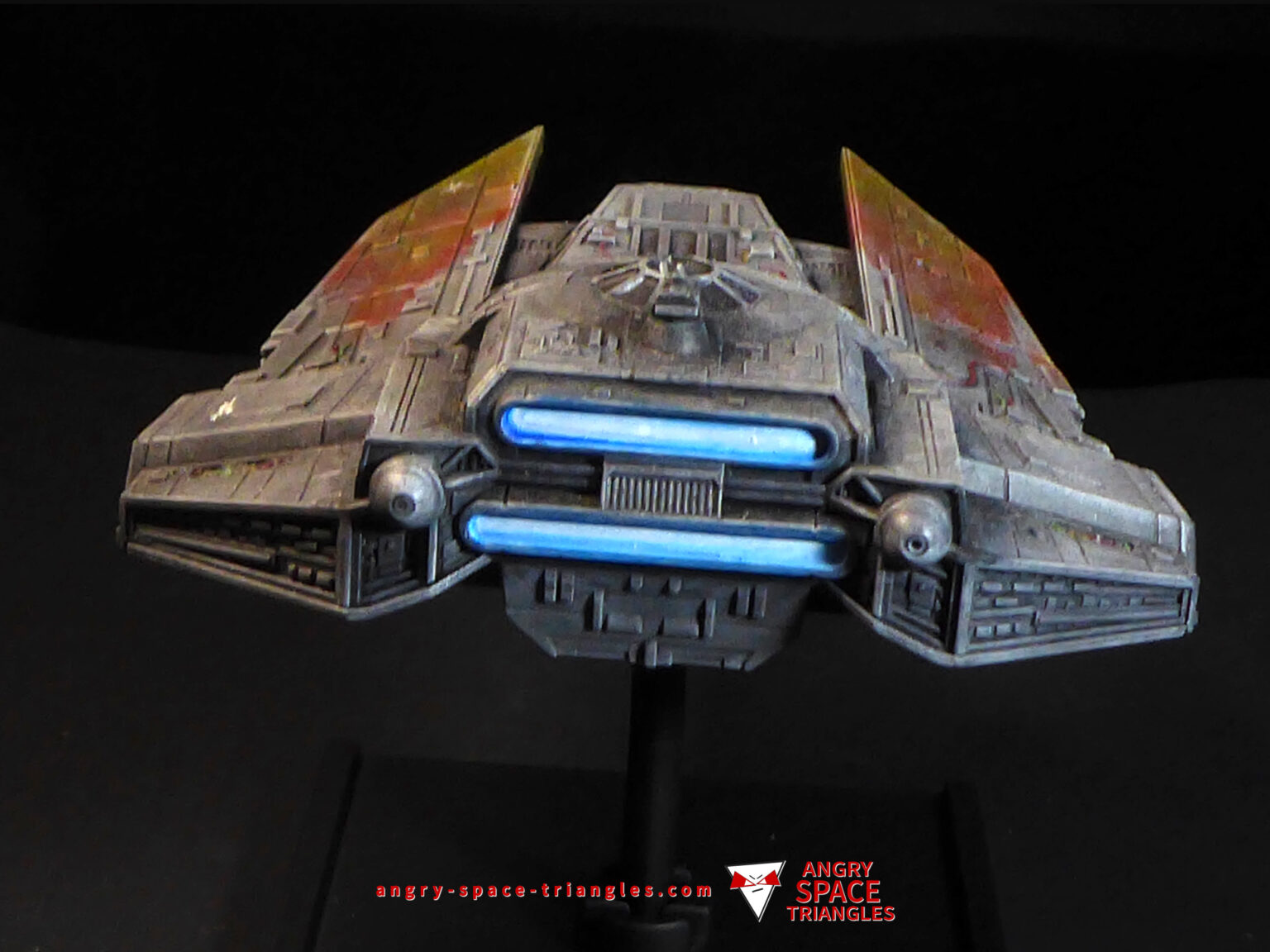 Custom Painted X-wing Ships - VT-49 Decimator and Slave One