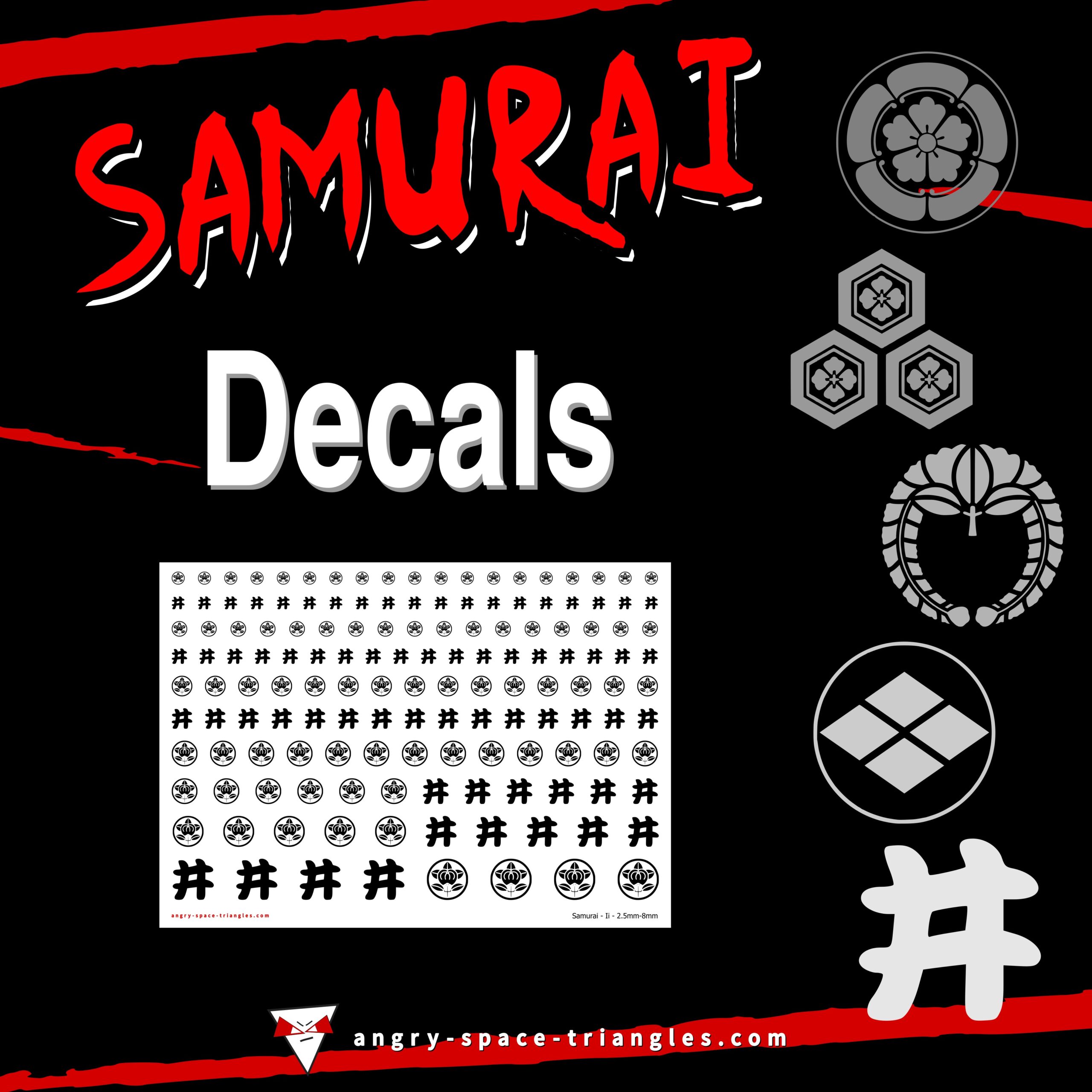 Samurai Decals