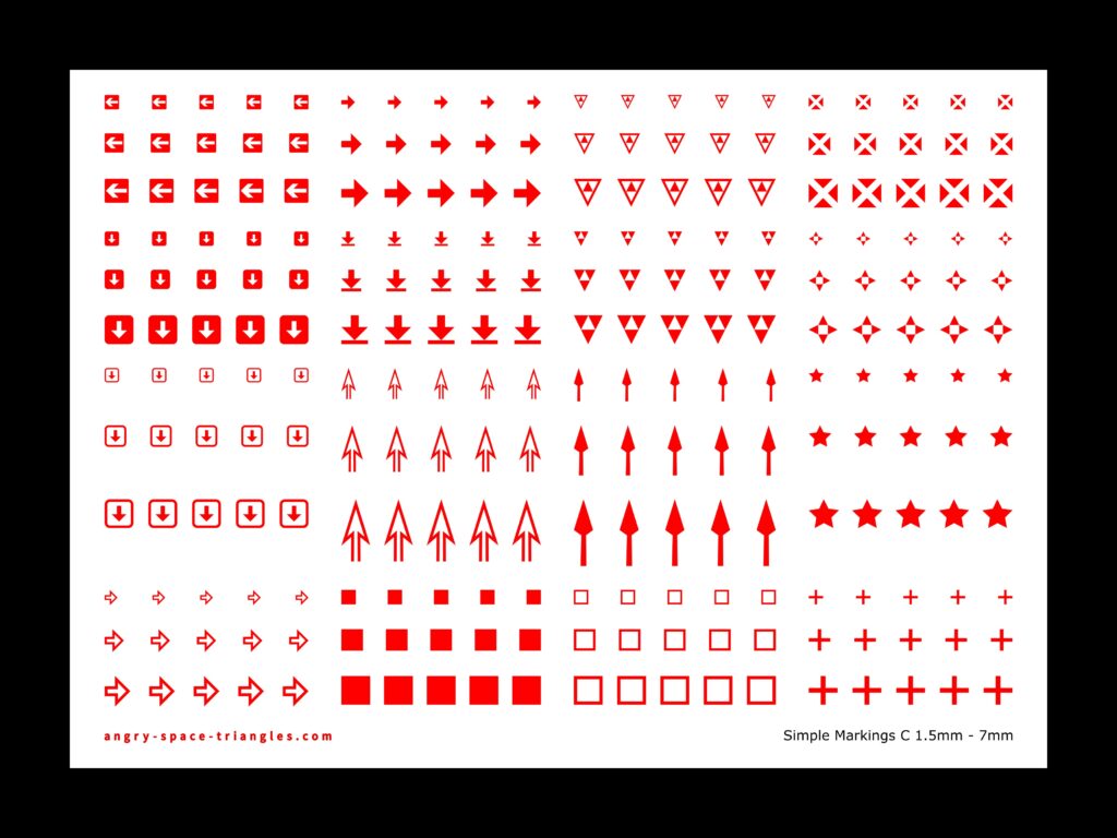 Military Decals and Markings