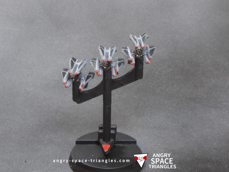 Painted TIE Defenders for Star Wars Armda