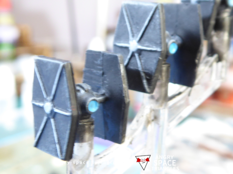 Tutorial - How to paint quickly Imperial TIE Fighters for Star Wars Armada