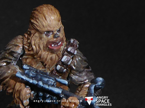 Painted Wookies and Chewie for Star Wars Legion